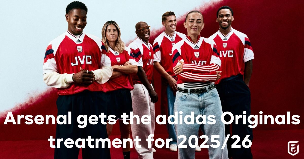 Arsenal gets the adidas Originals treatment for 2025/26 | FOOTY.COM